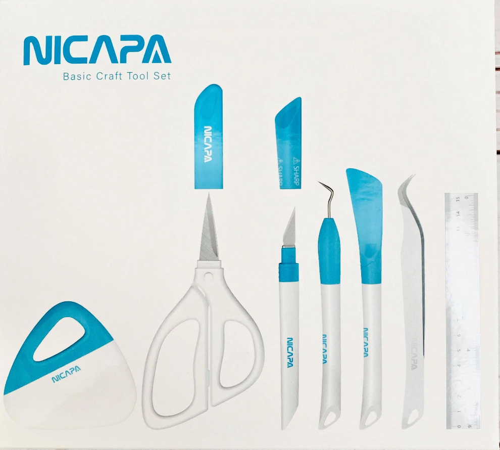 Nicapa Basic Tool Set - 7 piece set – For the Love of Crafts