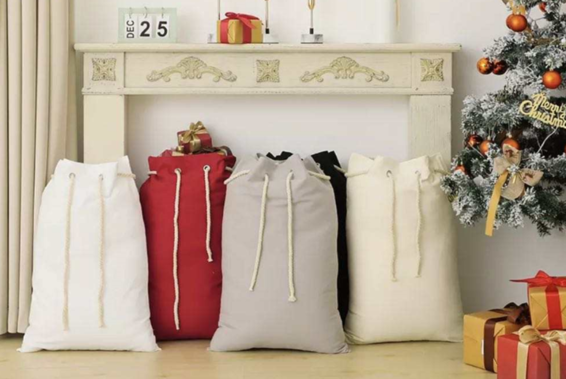 Plain Colour Canvas Santa Sacks – For the Love of Crafts